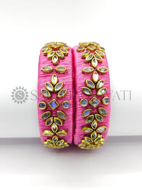 Silk Thread Bangles Latest Design 2024 |Saubhagyavati.in