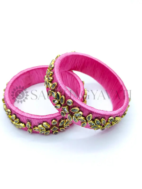 Silk Thread Bangles Latest Design 2024 |Saubhagyavati.in